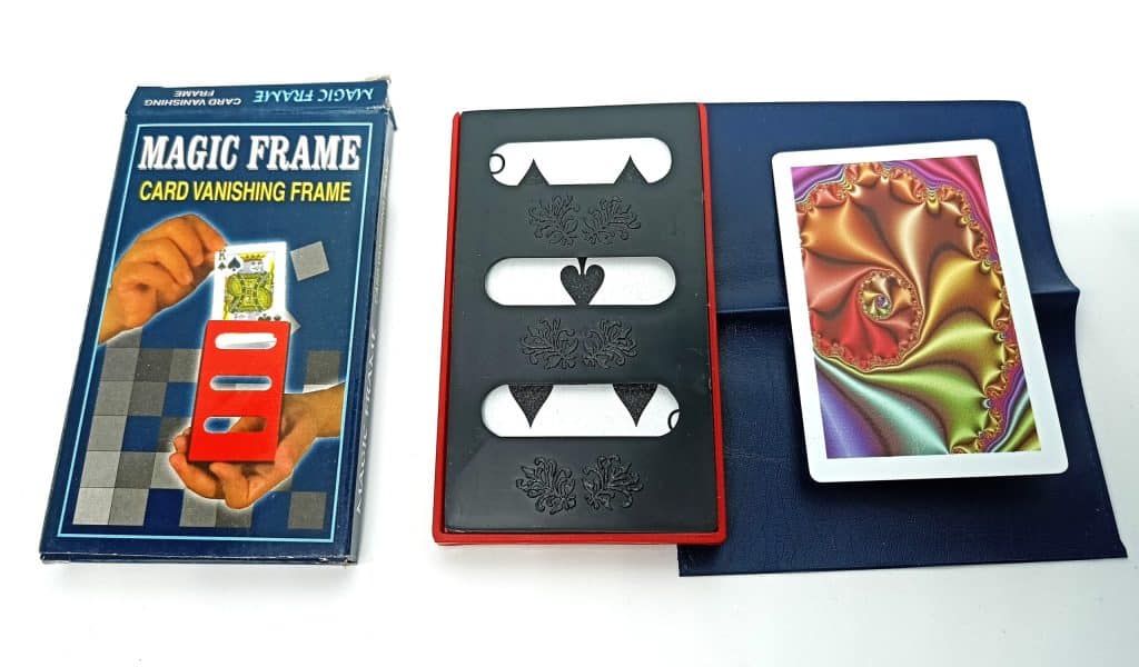 Card Vanishing Frame Magic Trick (Plastic) | MAGICIAN RIK'S GALLERY